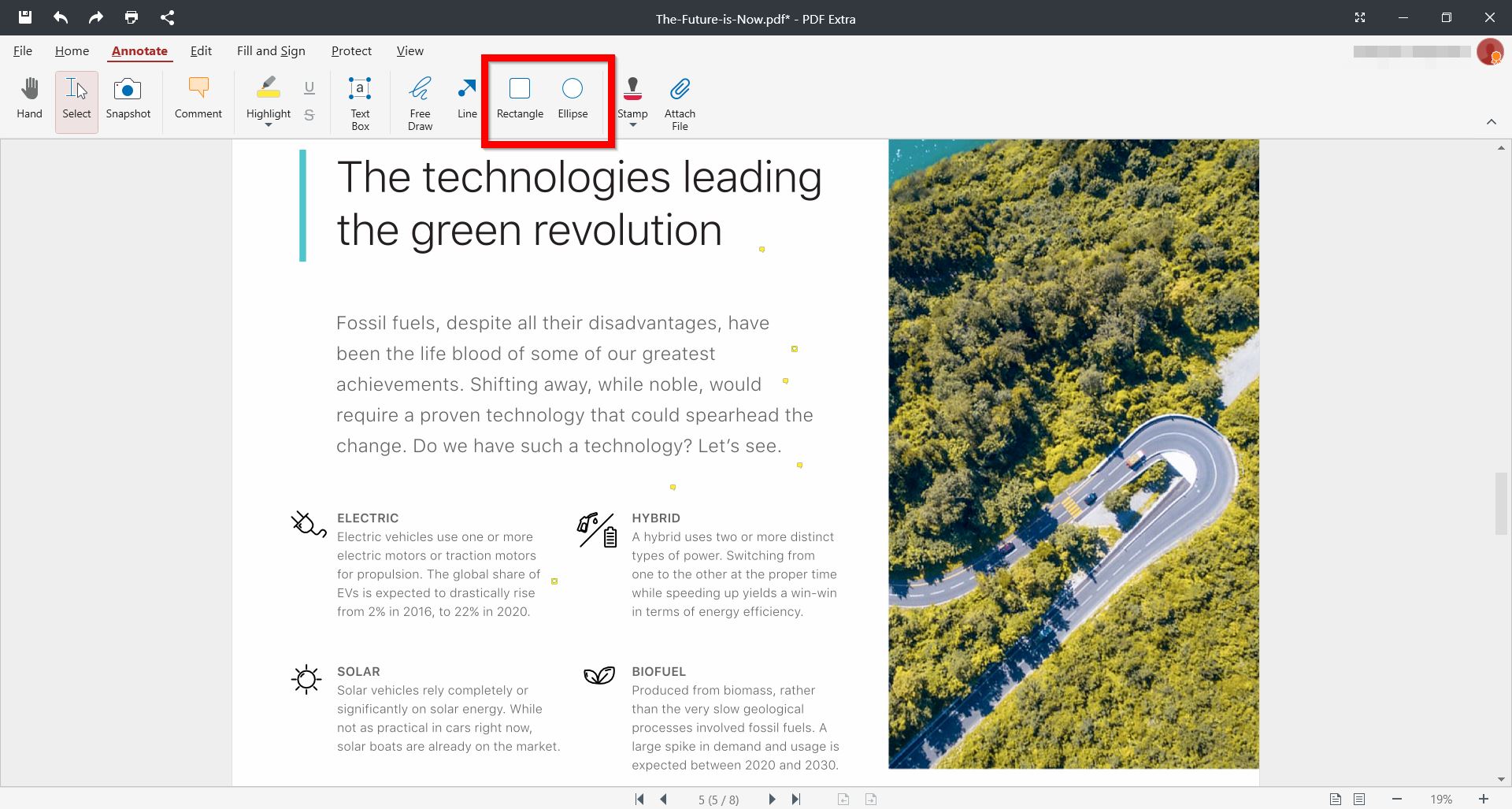 Как добавить фигуры в PDF в Windows – MobiSystems